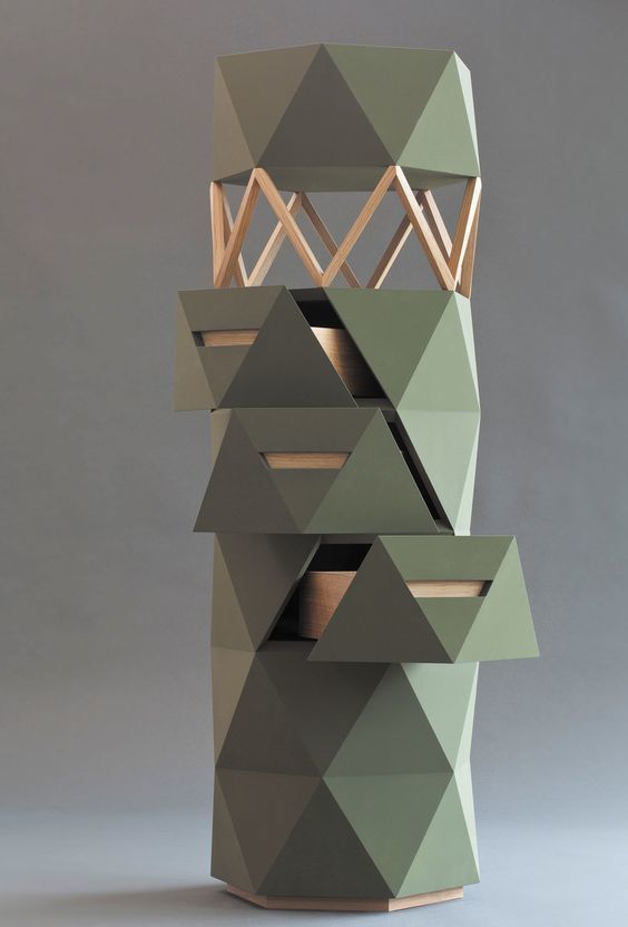 Triangle Cube Container 3D model 3D printable | CGTrader