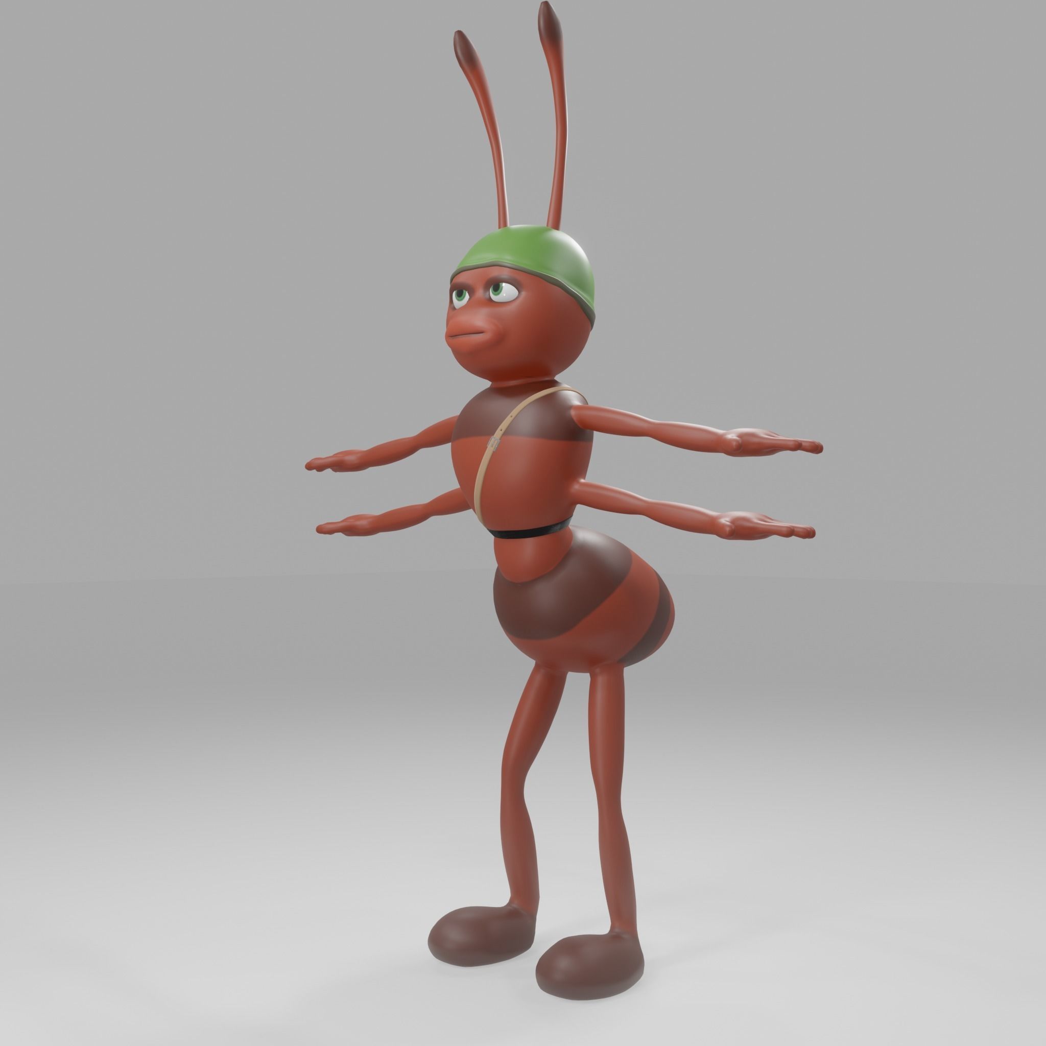 Ant- Humanoid free VR / AR / low-poly 3D model rigged | CGTrader