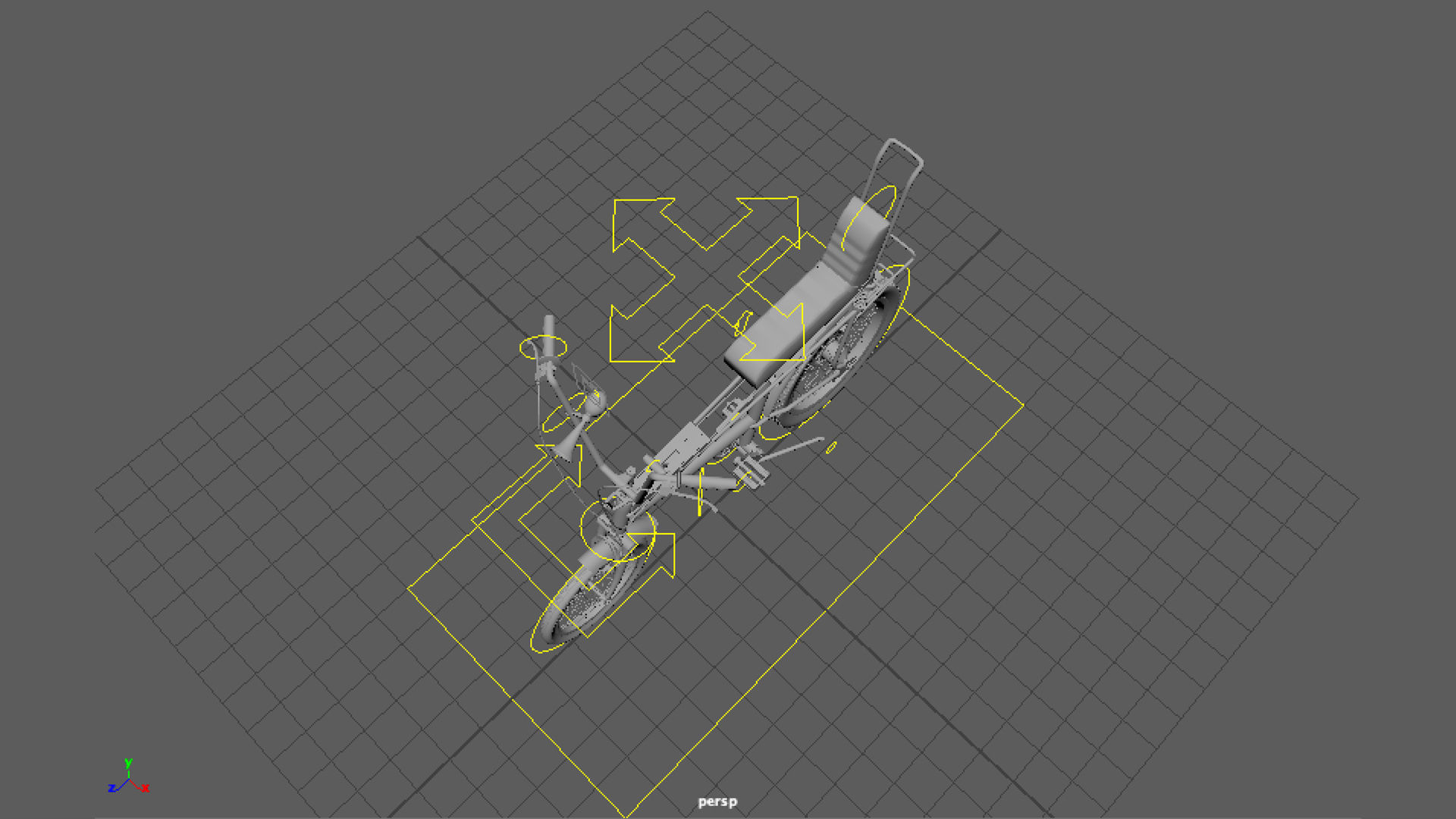 Rigged Bicycle free 3D model rigged | CGTrader