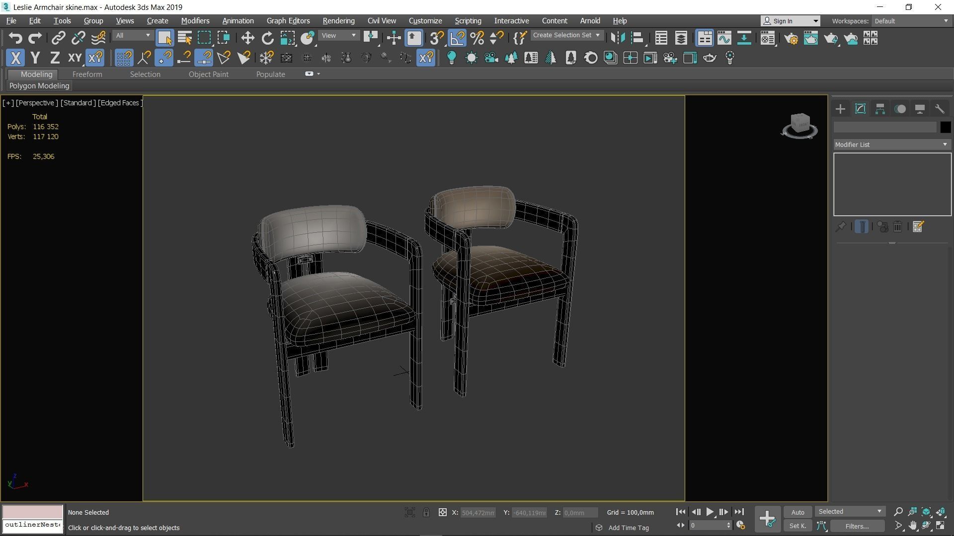 3D model KIBO CHAIR VR / AR / low-poly | CGTrader