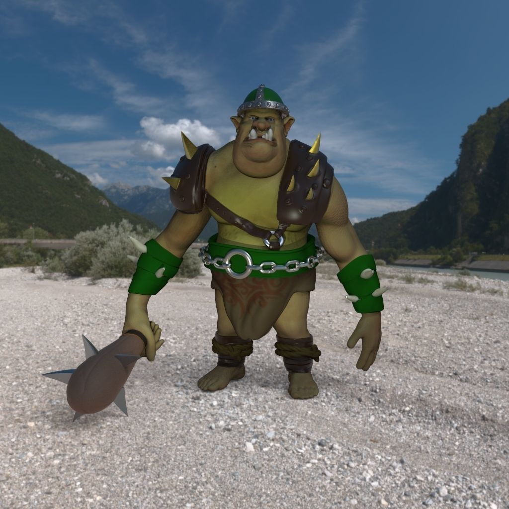 Big Fat Ogre 3D model 3D printable | CGTrader
