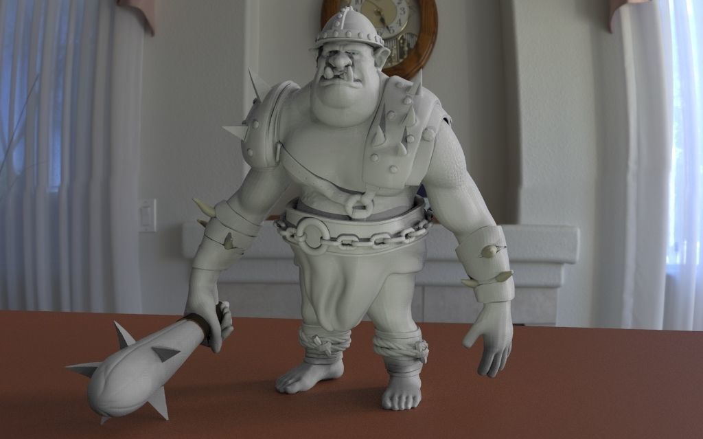 Big Fat Ogre 3D model 3D printable | CGTrader