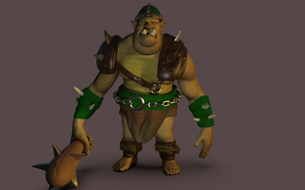 Big Fat Ogre 3D model 3D printable | CGTrader