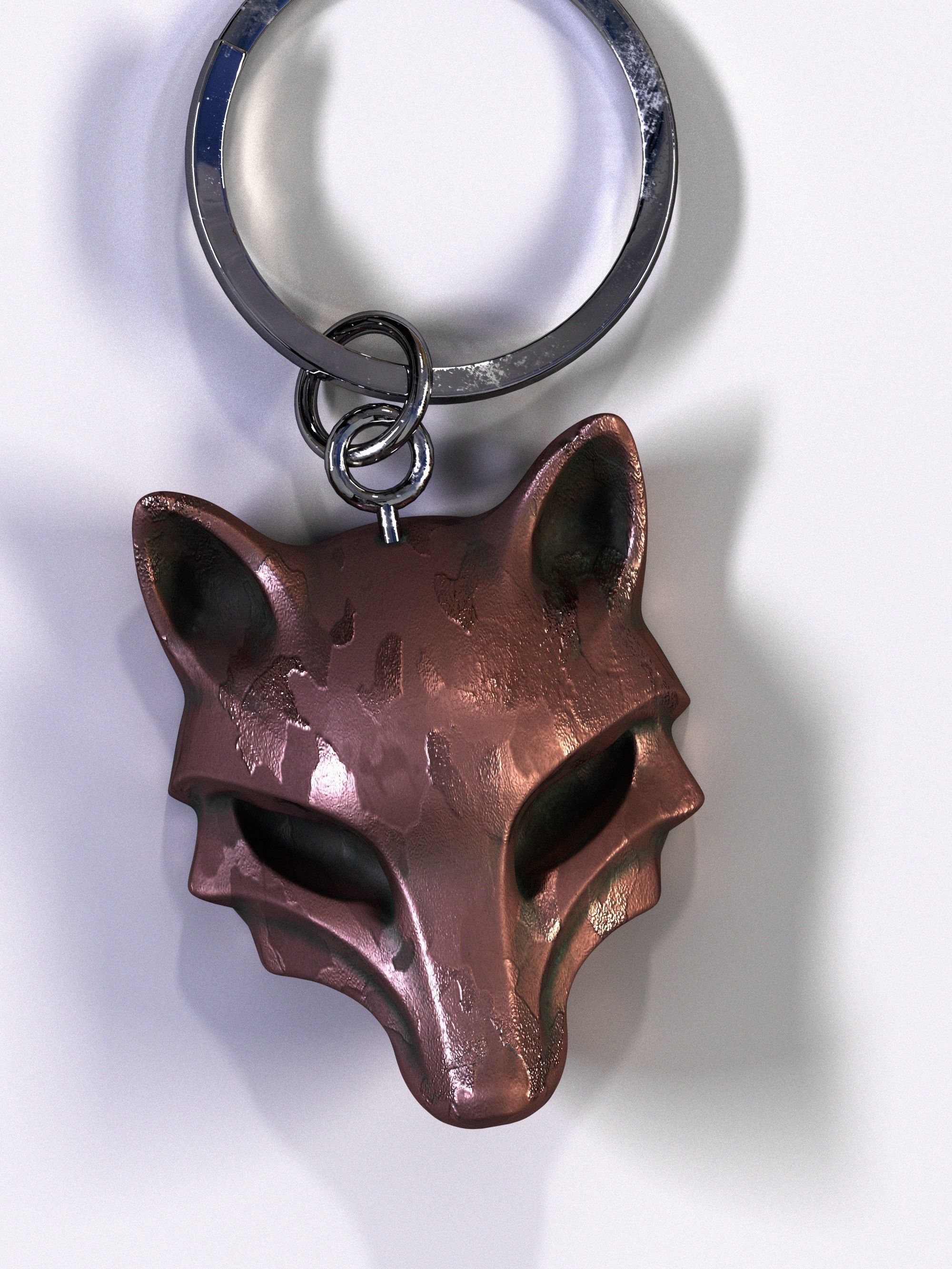 fox badge free 3D model 3D printable | CGTrader