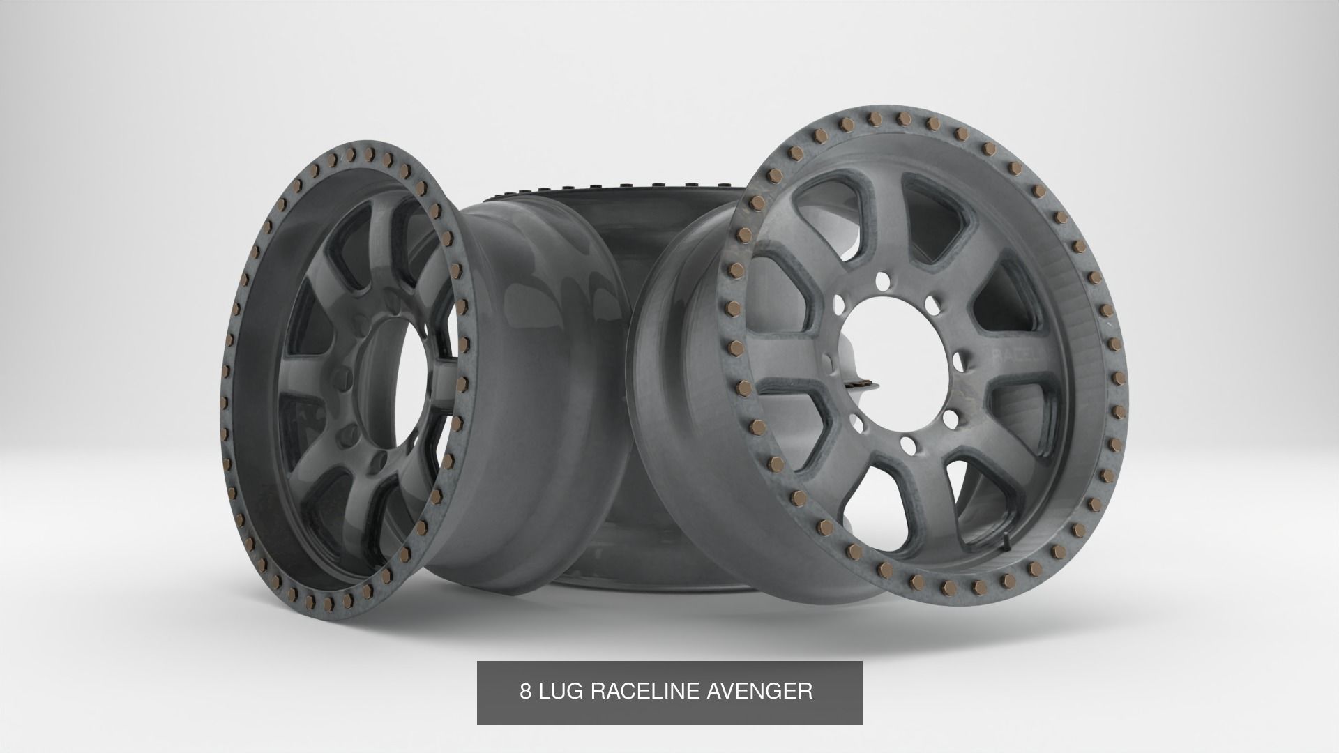 3D Model Collection 8 Lug Rim Pack VR / AR / low-poly | CGTrader