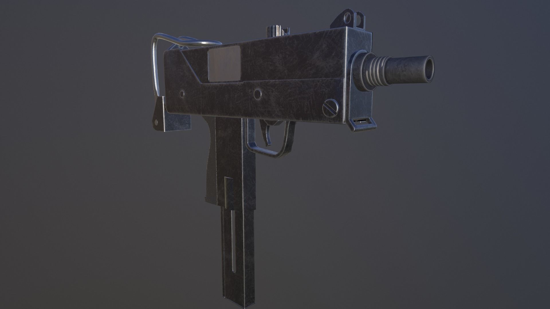 3D model MAC-10 game ready model gun VR / AR / low-poly | CGTrader