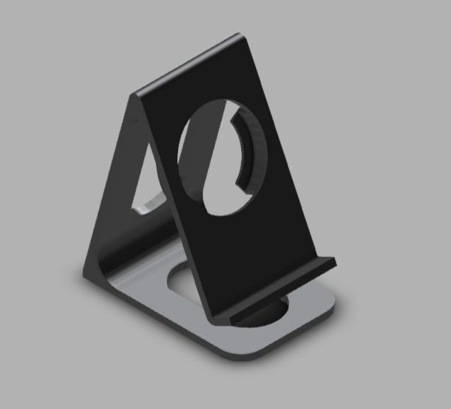 Cell phone stand with mag safe charging slot 3D model 3D printable ...