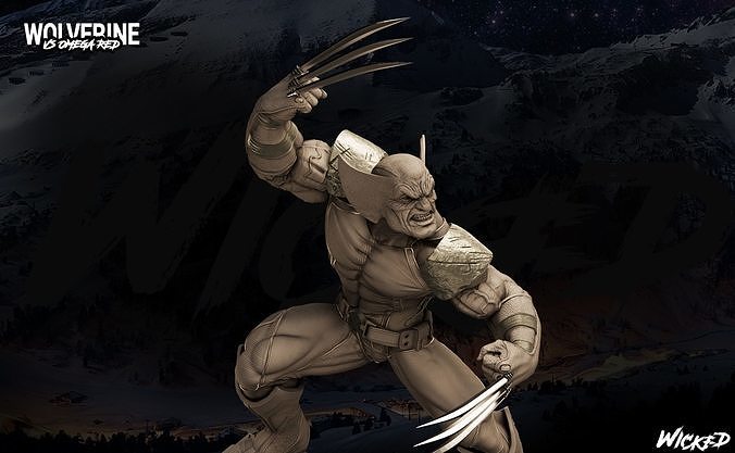 Wicked Marvel Wolverine Sculpture 3D print model free 3D model 3D ...