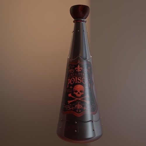 Poison Pot 3D model | CGTrader