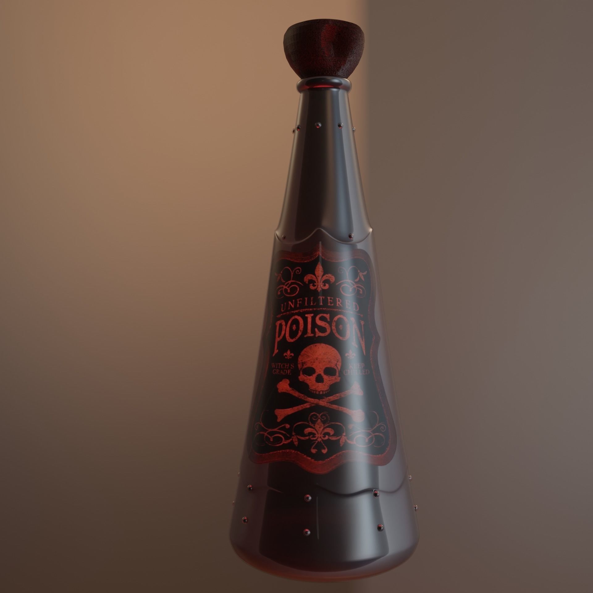 Poison Pot 3D model | CGTrader