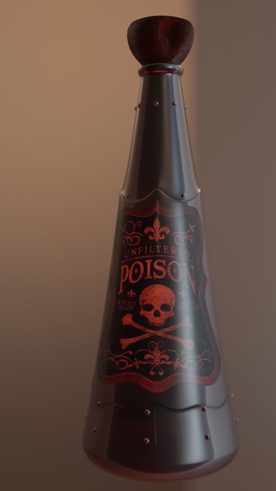 Poison Pot 3D model | CGTrader