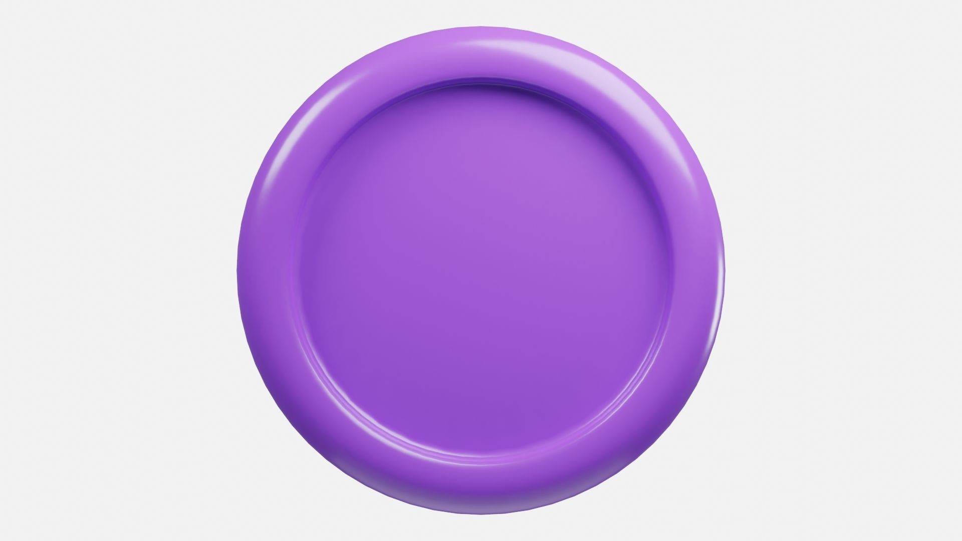 Polygon or MATIC Purple Crypto Coin model with cartoon style 3D model ...