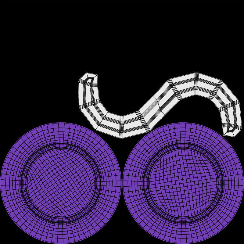 Polygon or MATIC Purple Crypto Coin model with cartoon style 3D model ...