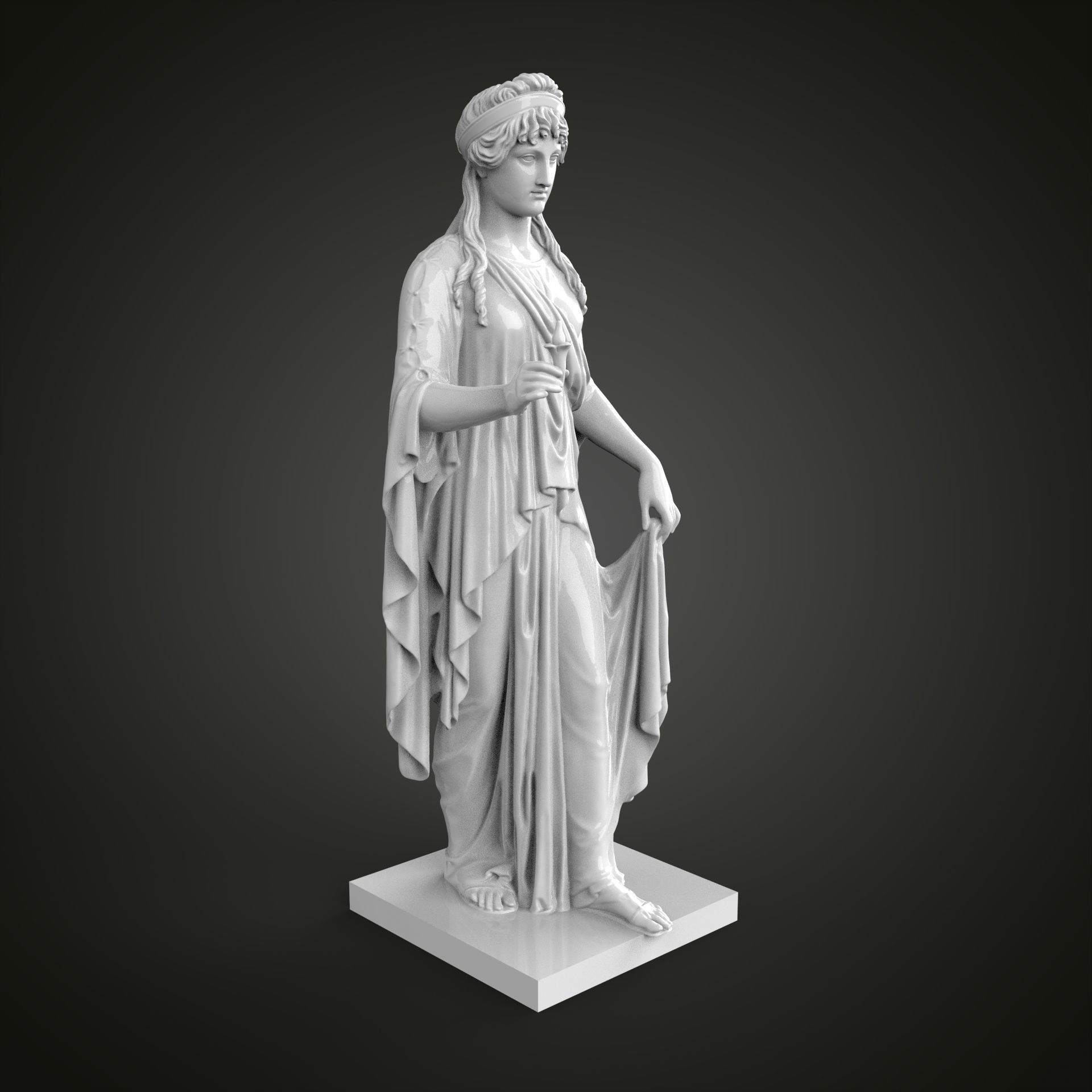 Goddess of hope 3D model 3D printable | CGTrader