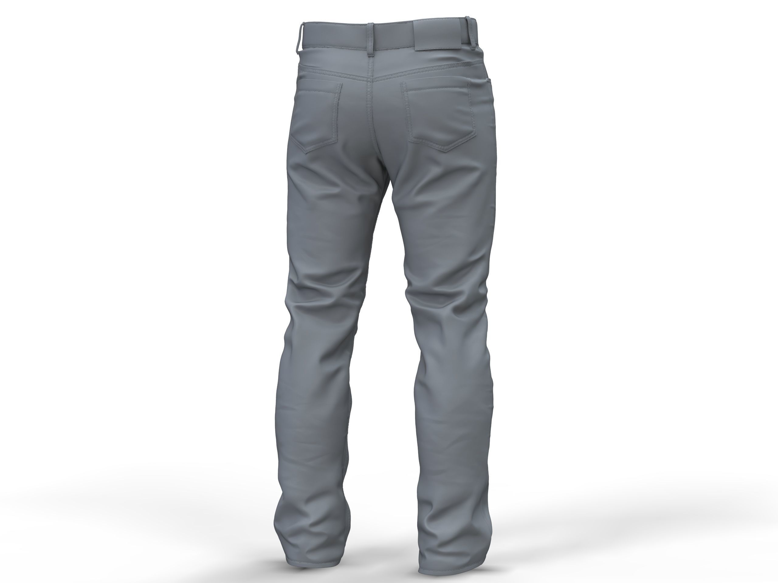 Mens Jeans Pants 3D model | CGTrader