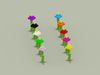 3D model Voxel Flowers VR / AR / low-poly | CGTrader