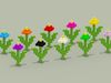3D model Voxel Flowers VR / AR / low-poly | CGTrader