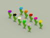 3D model Voxel Flowers VR / AR / low-poly | CGTrader