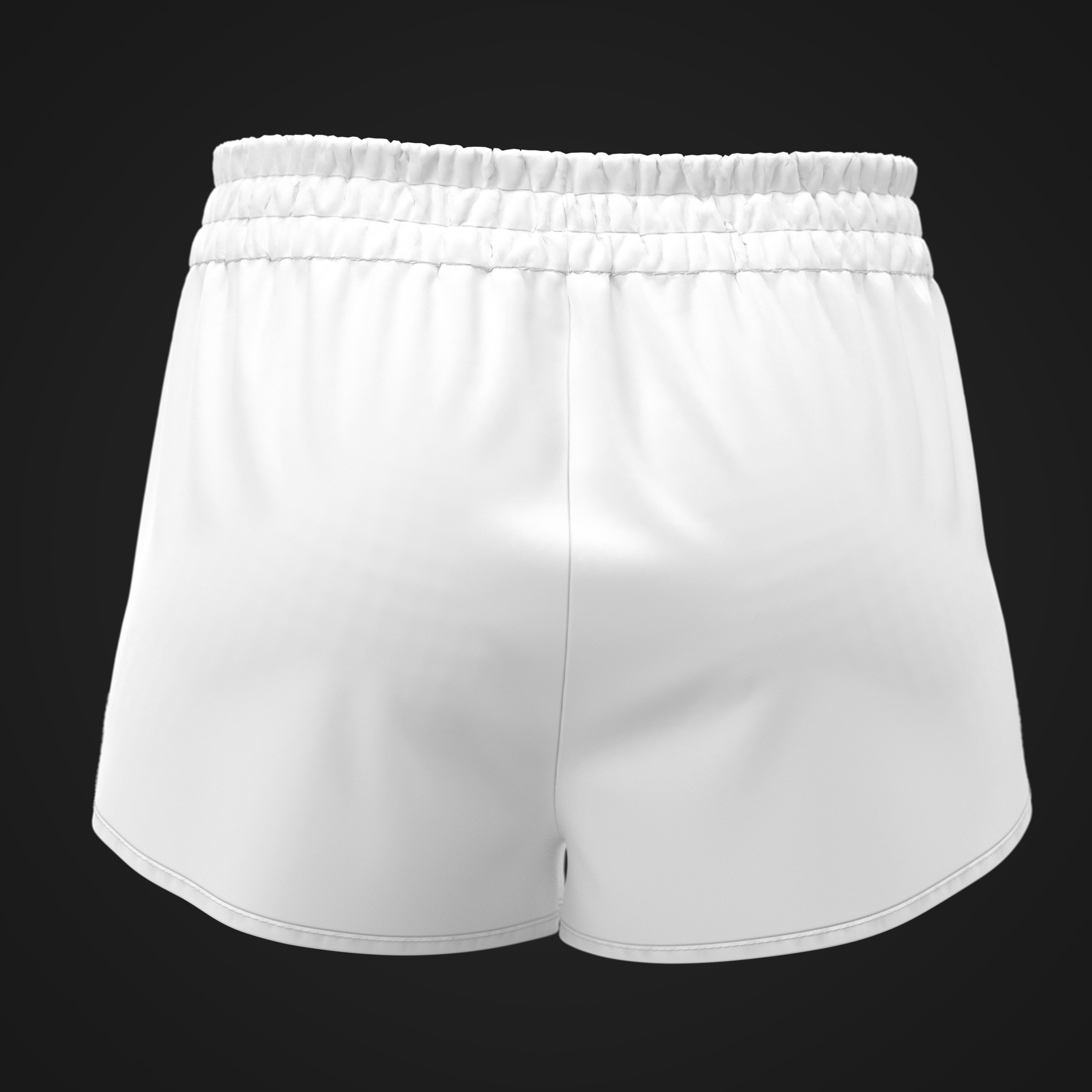 Womans Shorts 3D model | CGTrader