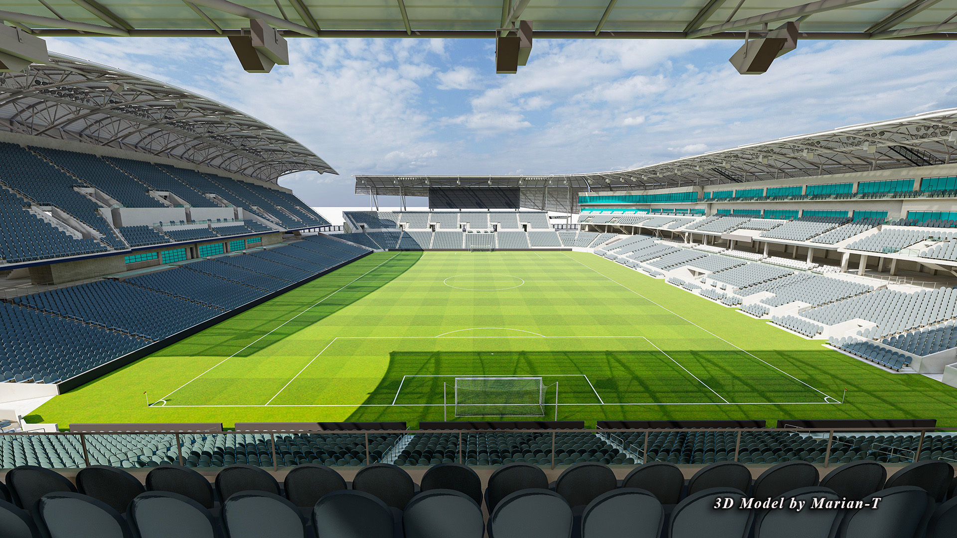 3D model BMO Stadium Los Angeles-USA VR / AR / low-poly | CGTrader