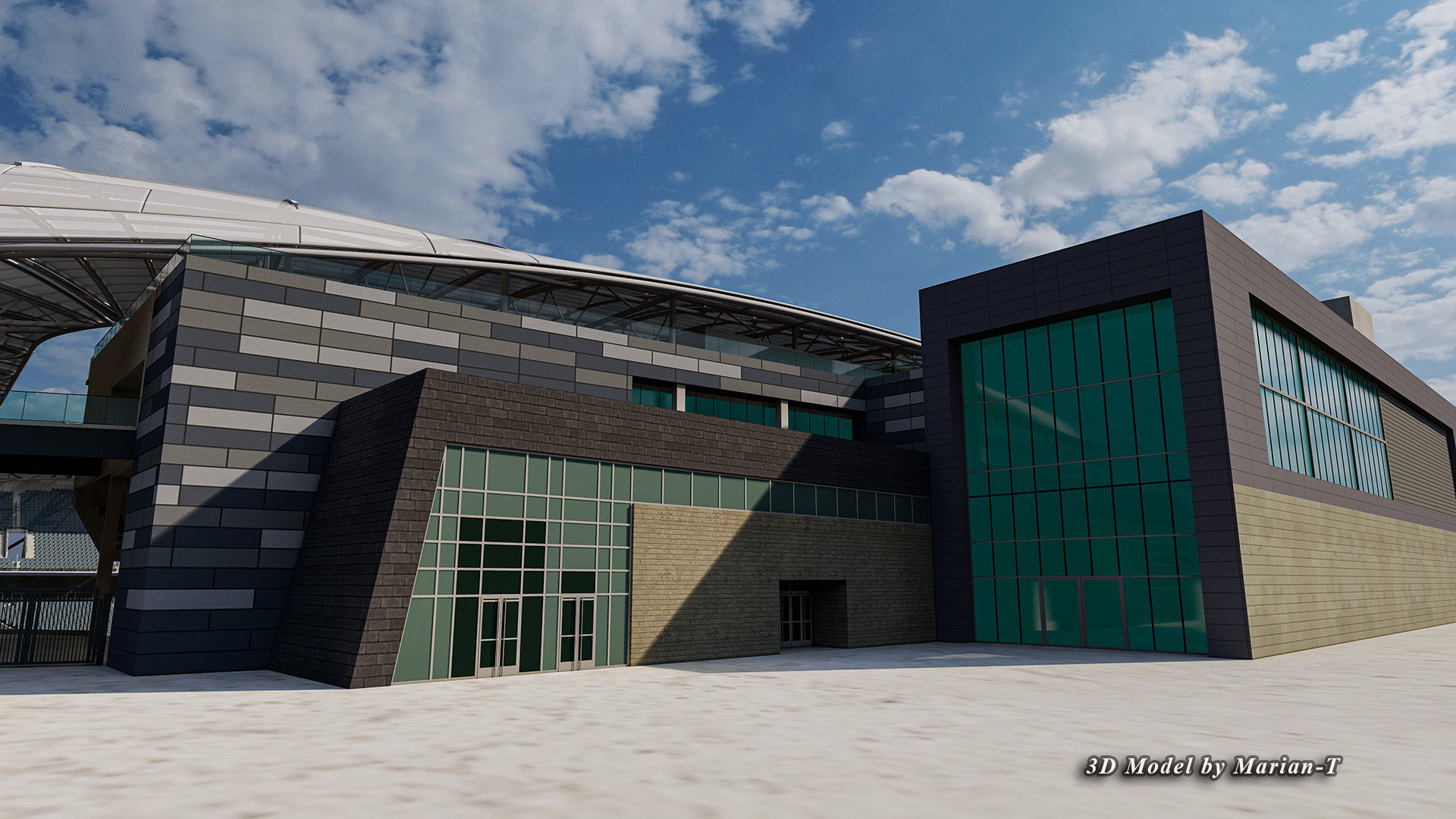 3D model BMO Stadium Los Angeles-USA VR / AR / low-poly | CGTrader