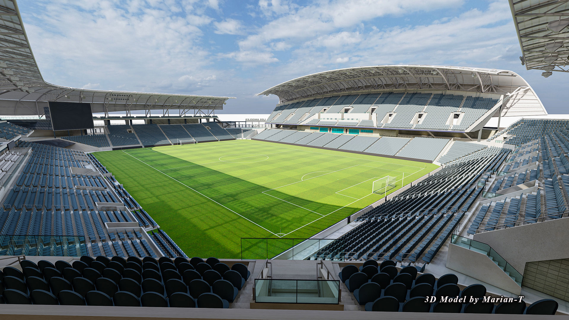 3D model BMO Stadium Los Angeles-USA VR / AR / low-poly | CGTrader