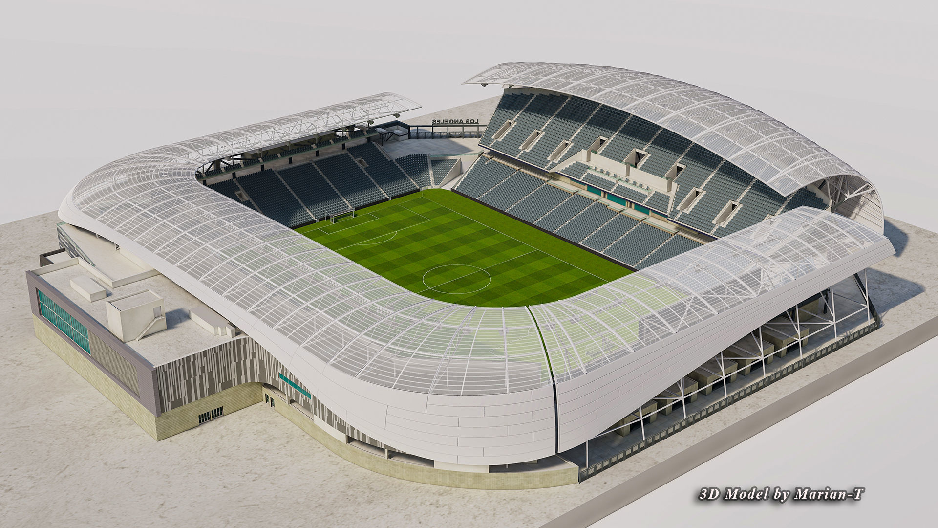3D model BMO Stadium Los Angeles-USA VR / AR / low-poly | CGTrader