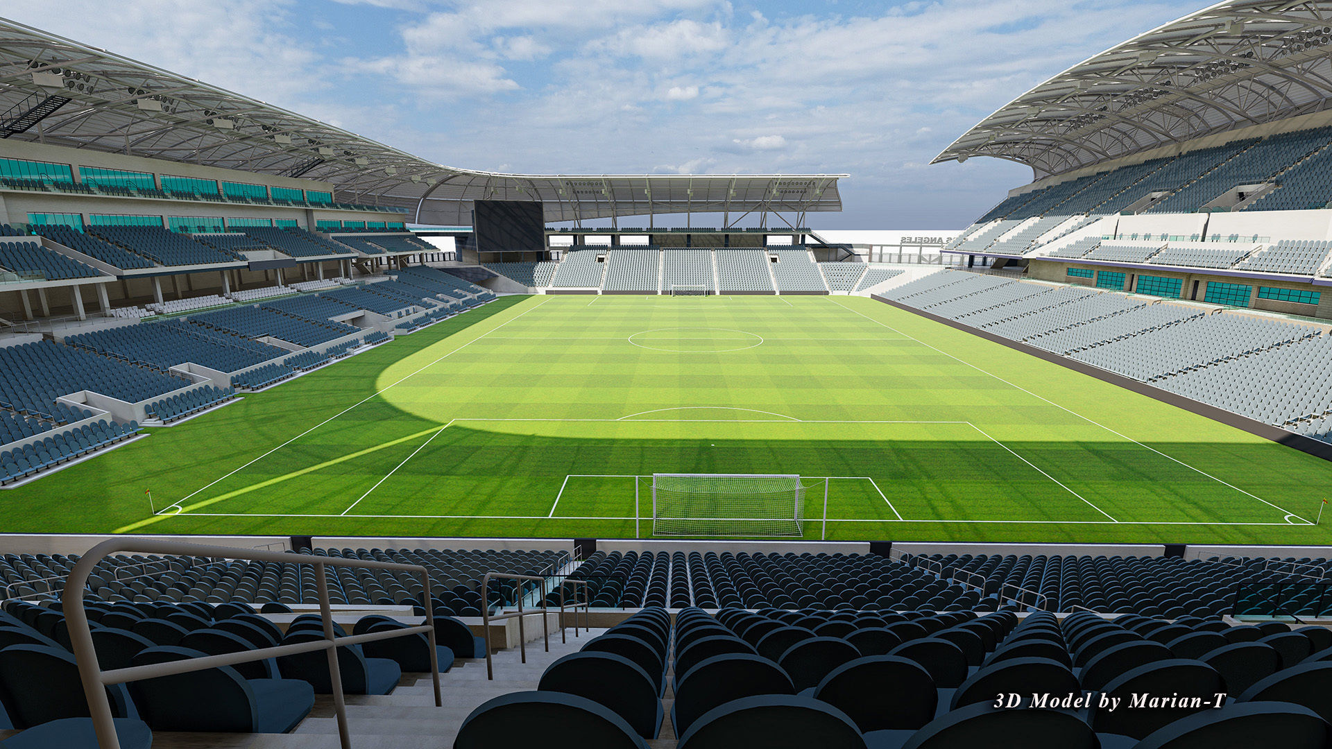 3D model BMO Stadium Los Angeles-USA VR / AR / low-poly | CGTrader