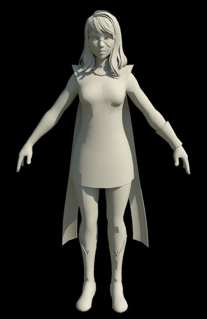 3D model MS Marvel VR / AR / low-poly | CGTrader