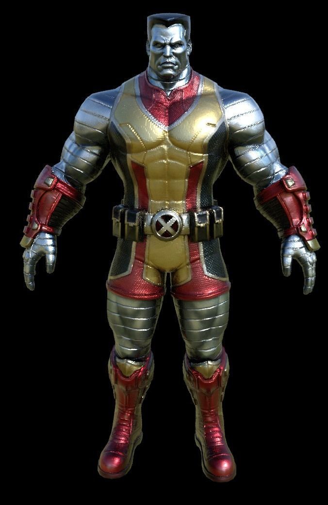 colossus marvel 3d 3D model rigged | CGTrader
