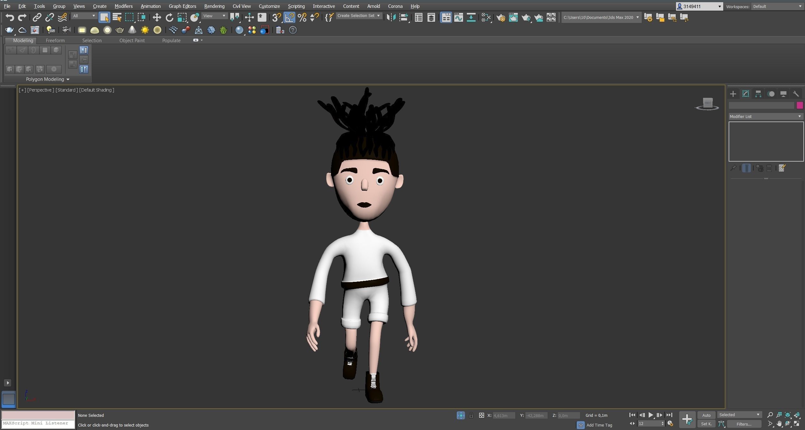 3D model Low poly cartoon characters 1 01 pack 3d model VR / AR / low ...