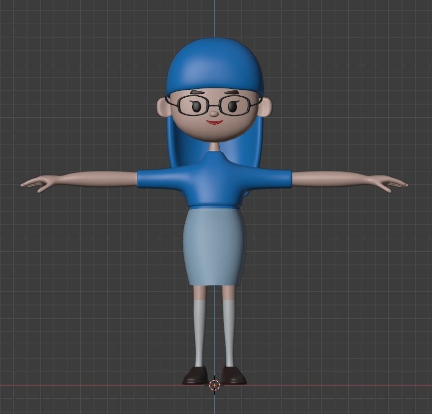 3D model Low poly cartoon characters 1 01 pack 3d model VR / AR / low ...