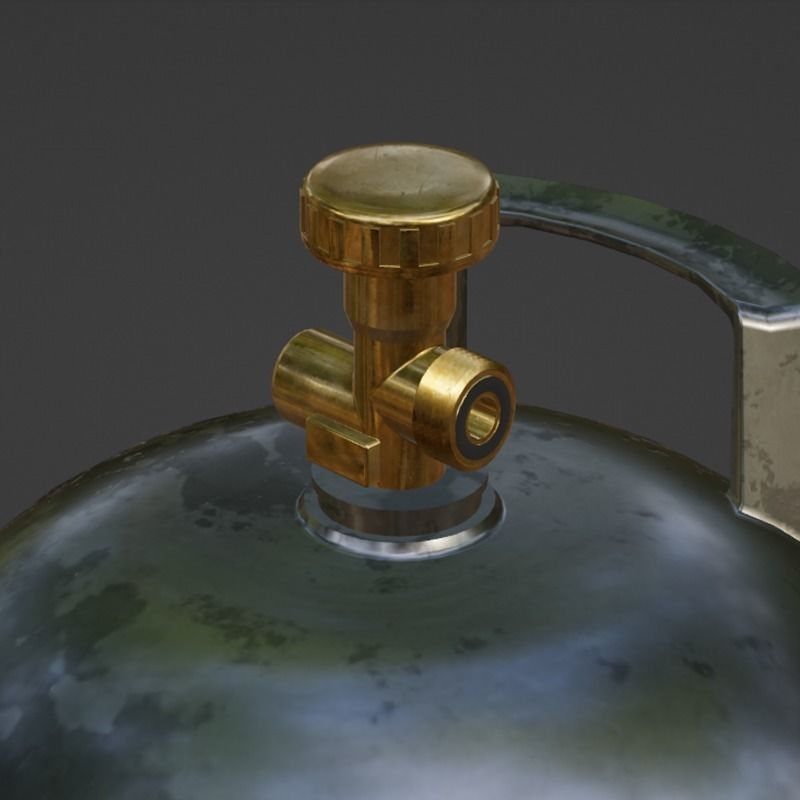 Gas Bottle 3D Model free 3D model | CGTrader