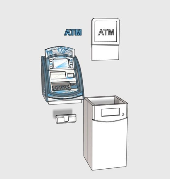 ATM Cash Machine 3D model 3D printable | CGTrader