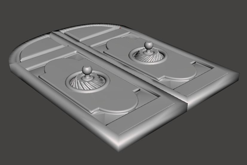 Decorative Doors 3D model 3D printable | CGTrader