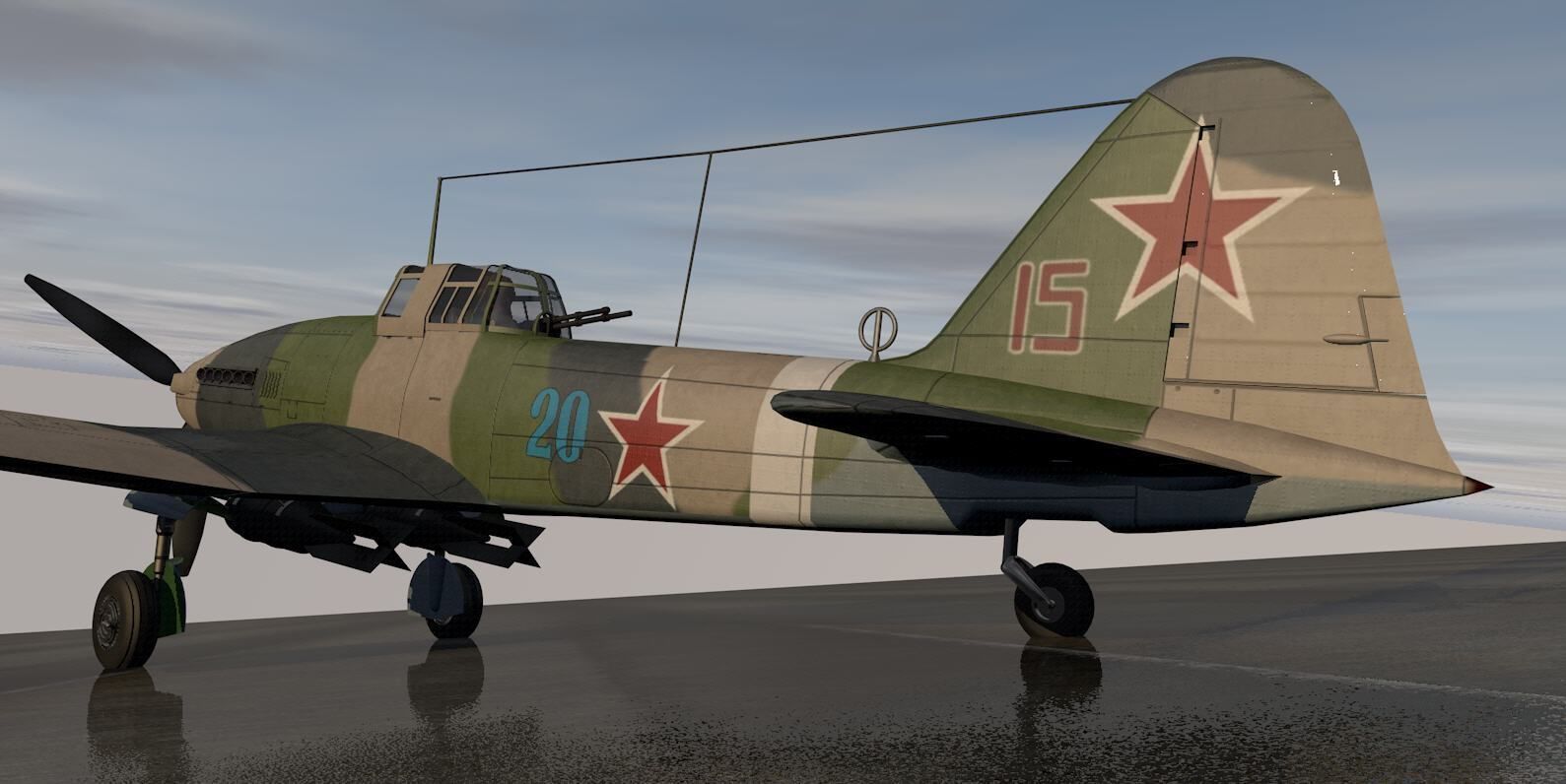 Ilyushin IL-10 3D model | CGTrader