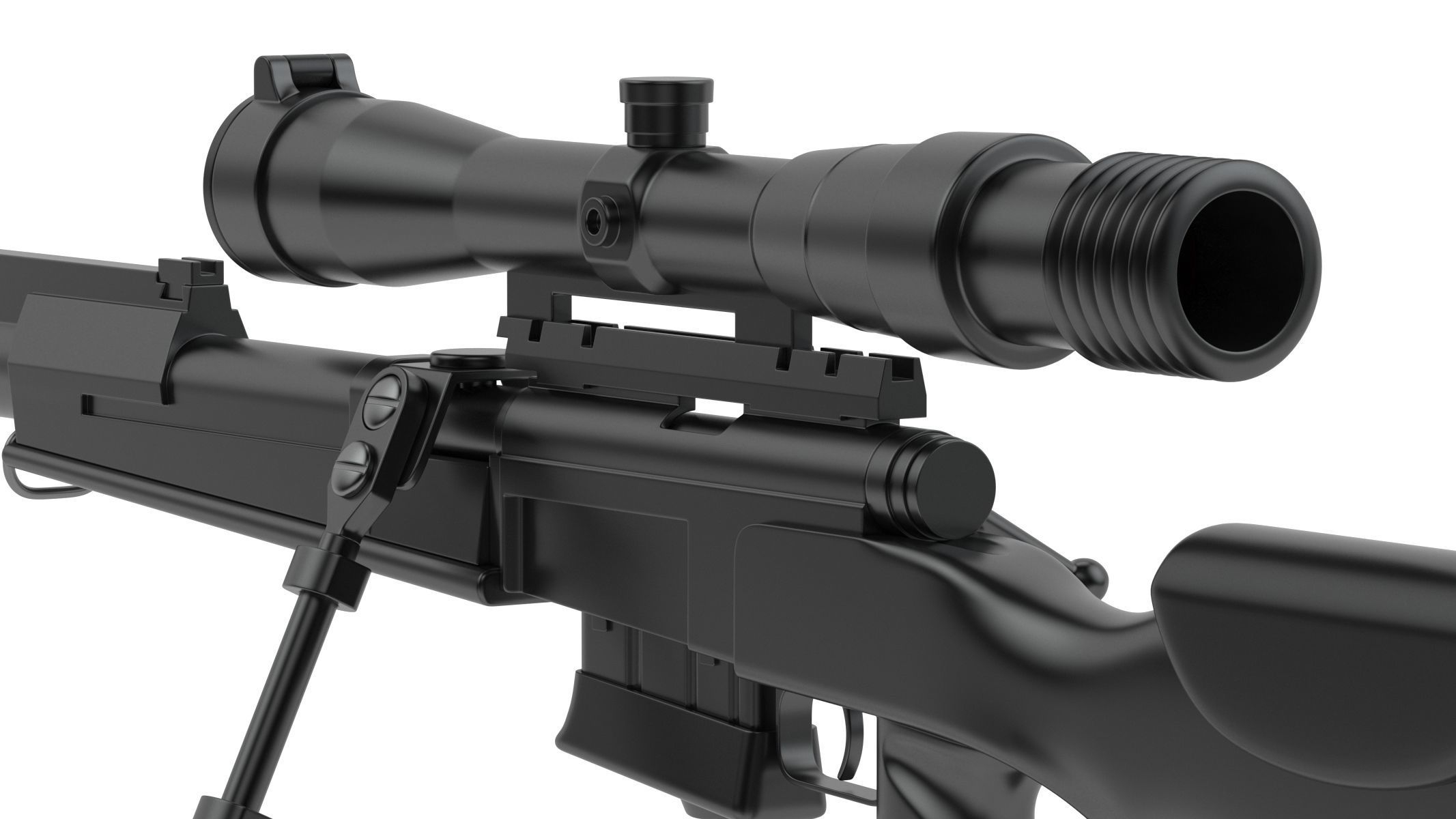 FR F2 sniper rifle 3D model | CGTrader