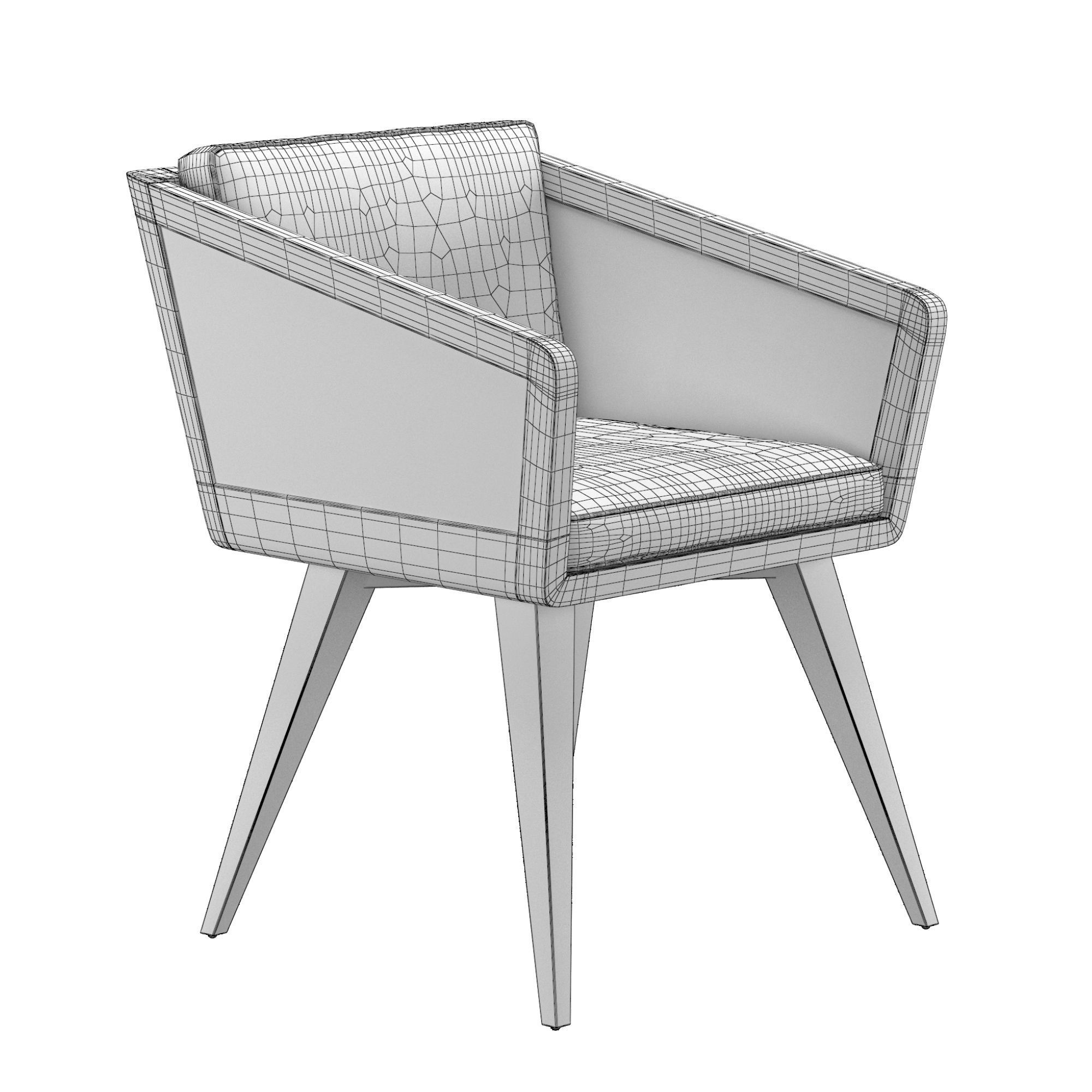 VINNY JAY RATTAN CHAIR 3D model | CGTrader