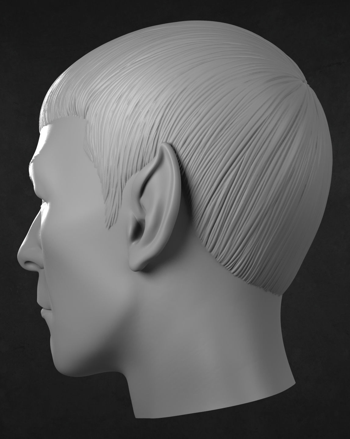 Spock 3D printable head 3D model 3D printable | CGTrader