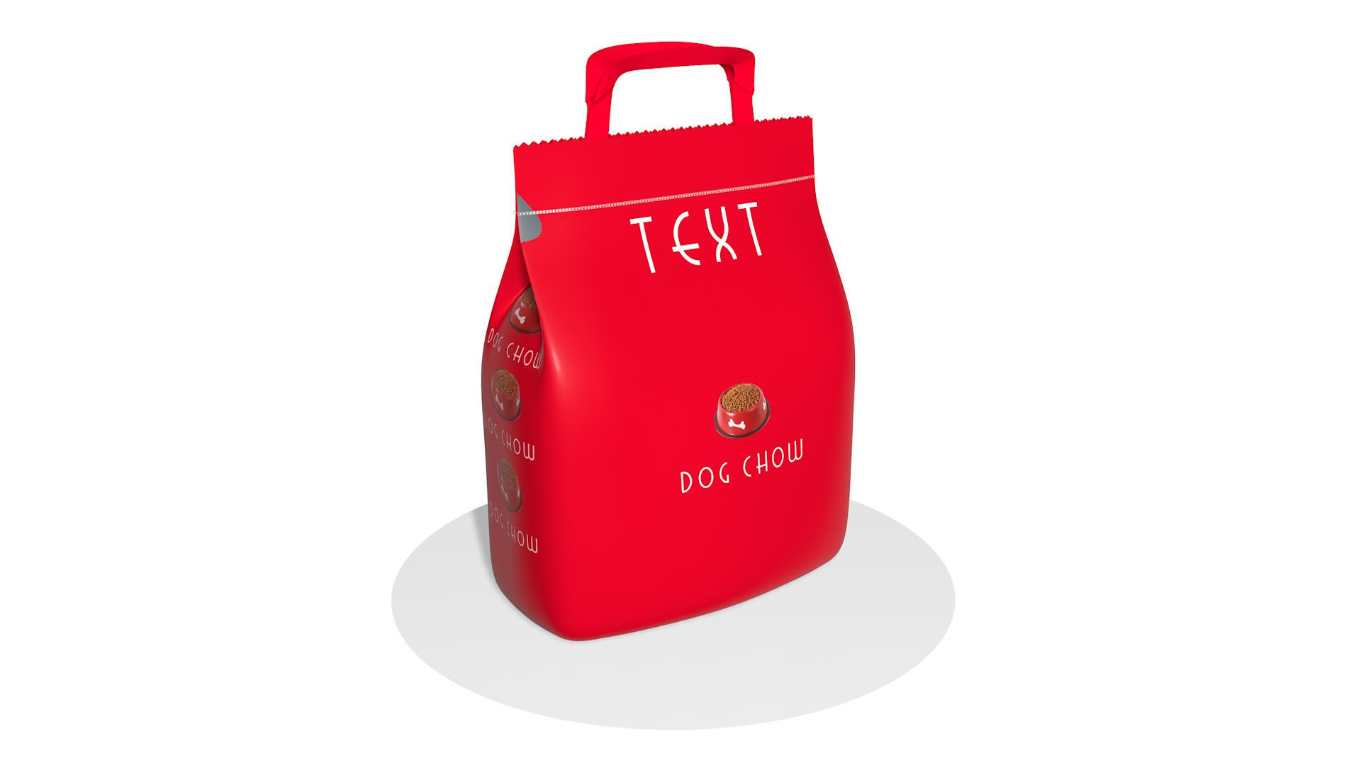 Dog Chow Package 3D model | CGTrader