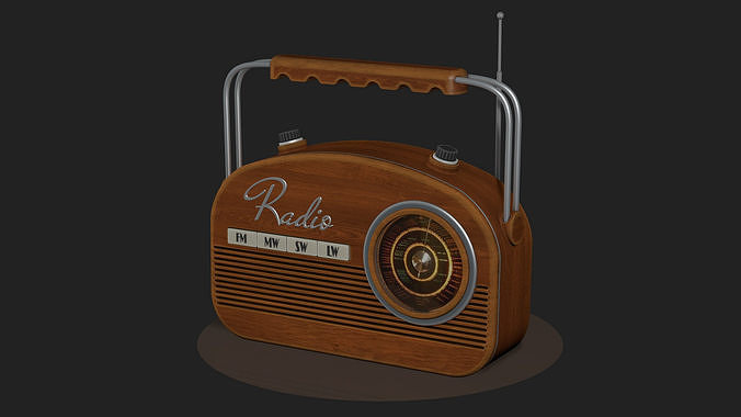 High Poly Vintage radio R1 3D model | CGTrader