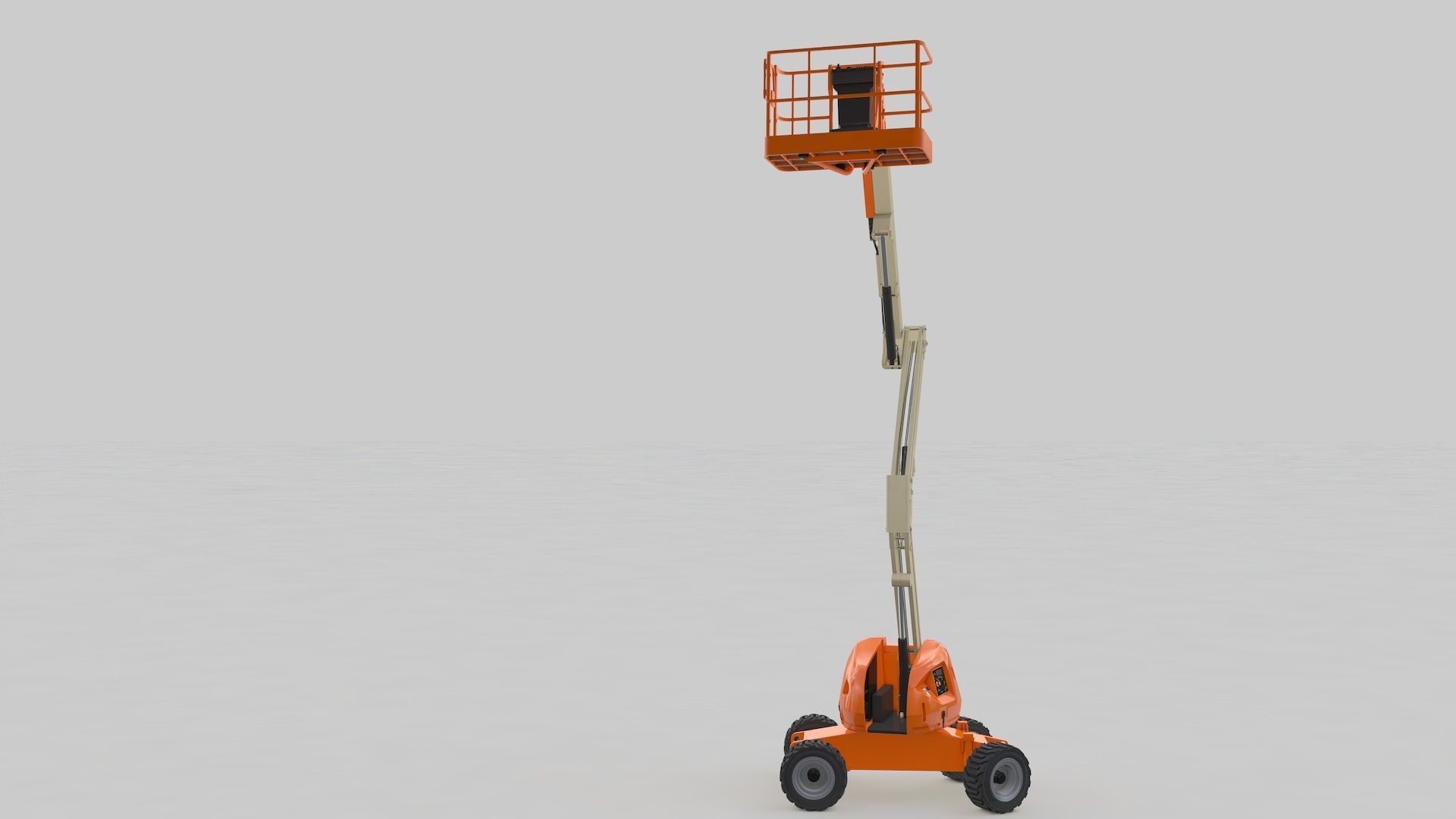Cherry Picker Teleskopic Boom 3D model animated rigged | CGTrader