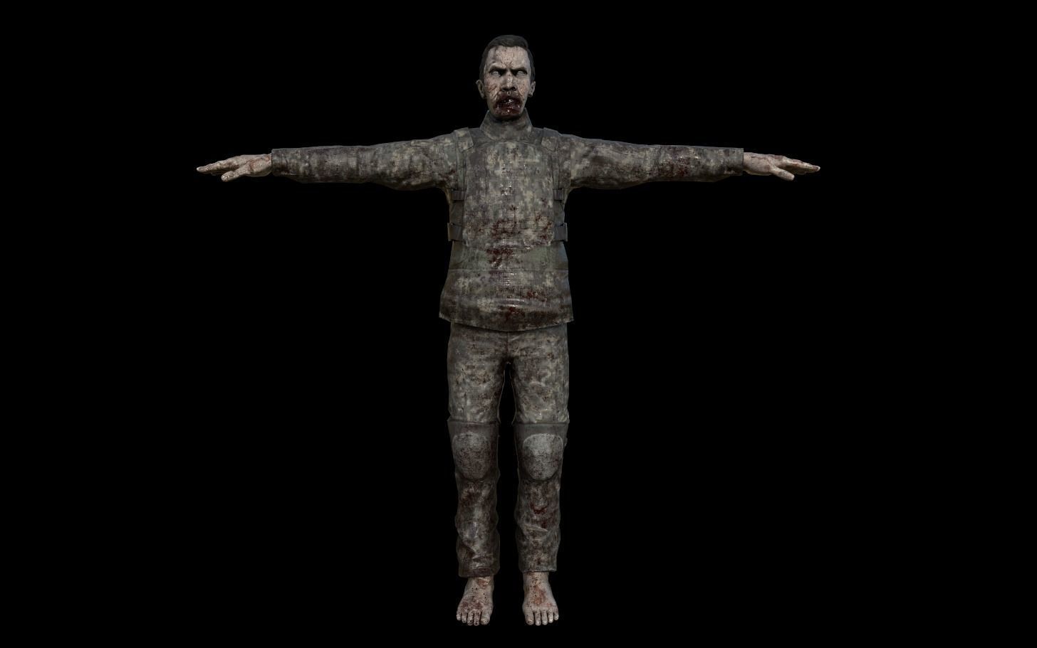 3D model AAA Zombies Pack VR / AR / low-poly | CGTrader