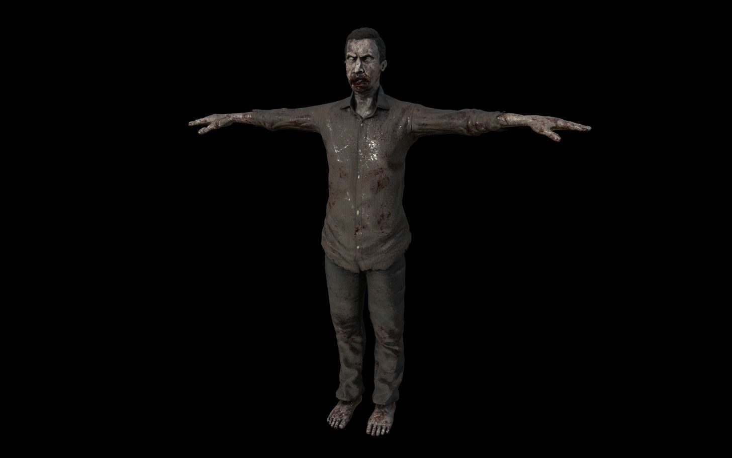 3D model AAA Zombies Pack VR / AR / low-poly | CGTrader