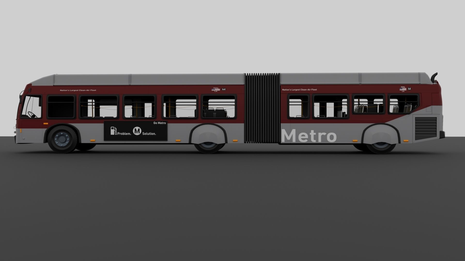 3D New Flyer XN40 articulated 3D model | CGTrader