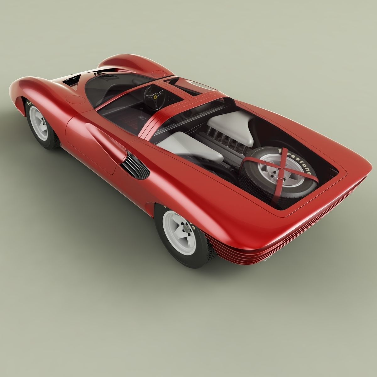 Ferrari 250 P5 Pininfarina concept 3D model | CGTrader