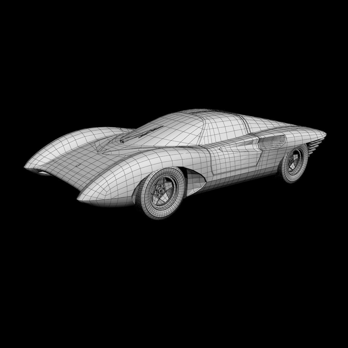 Ferrari 250 P5 Pininfarina concept 3D model | CGTrader