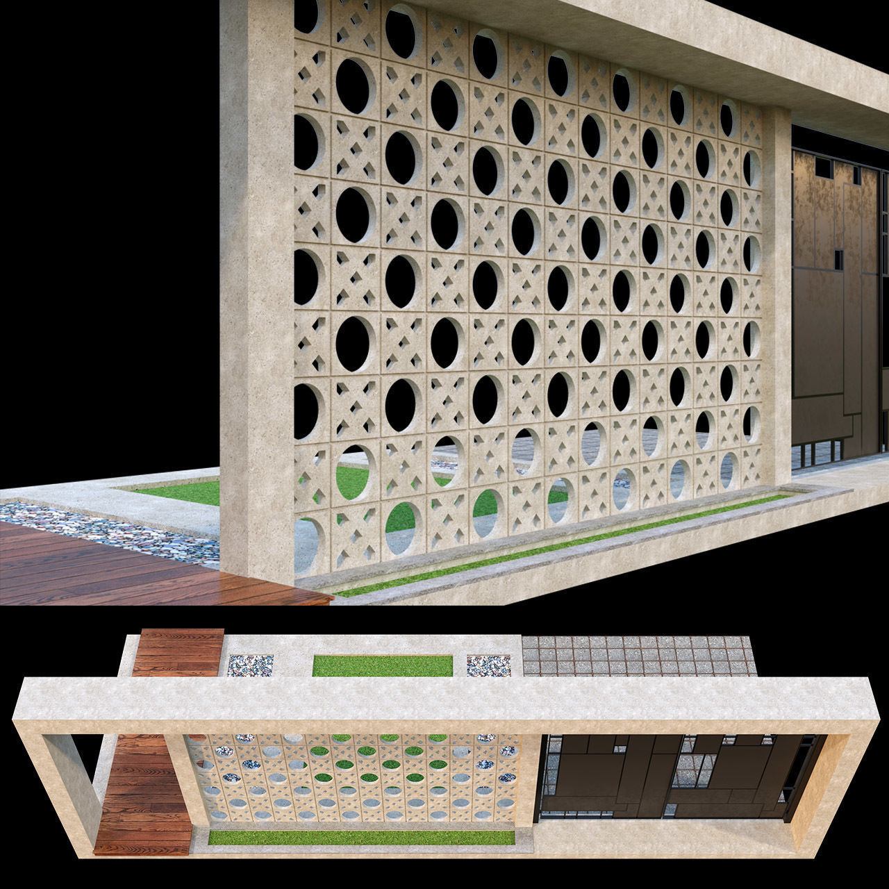 Gate 05 free 3D model | CGTrader