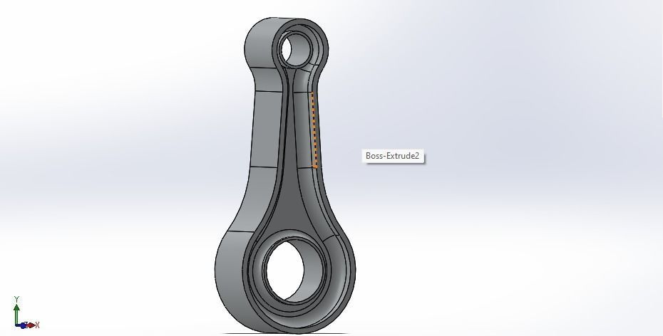 CONNECTING ROD SOLIDWORKS 3D MODELING 3D model | CGTrader