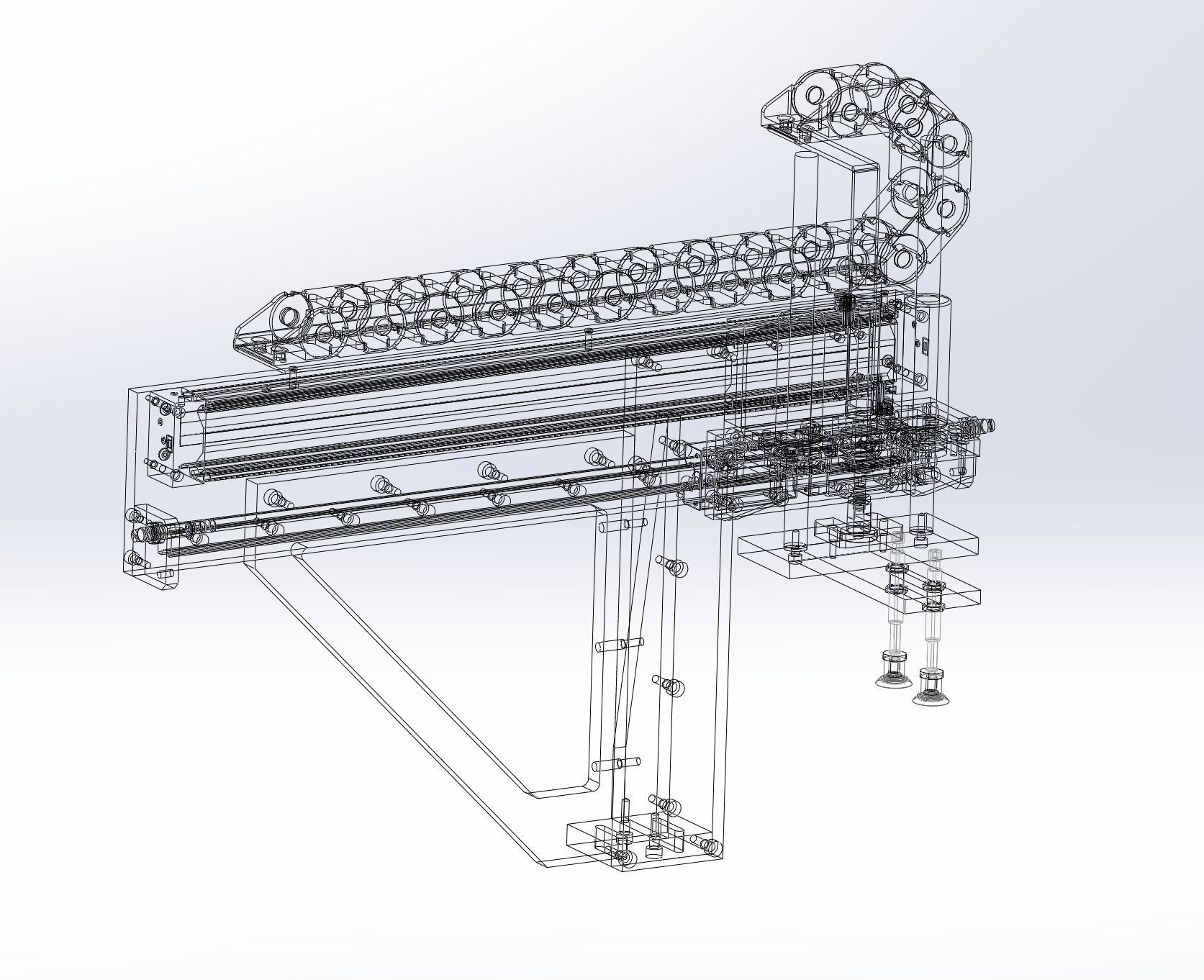 Loading and unloading mechanism 3D model | CGTrader